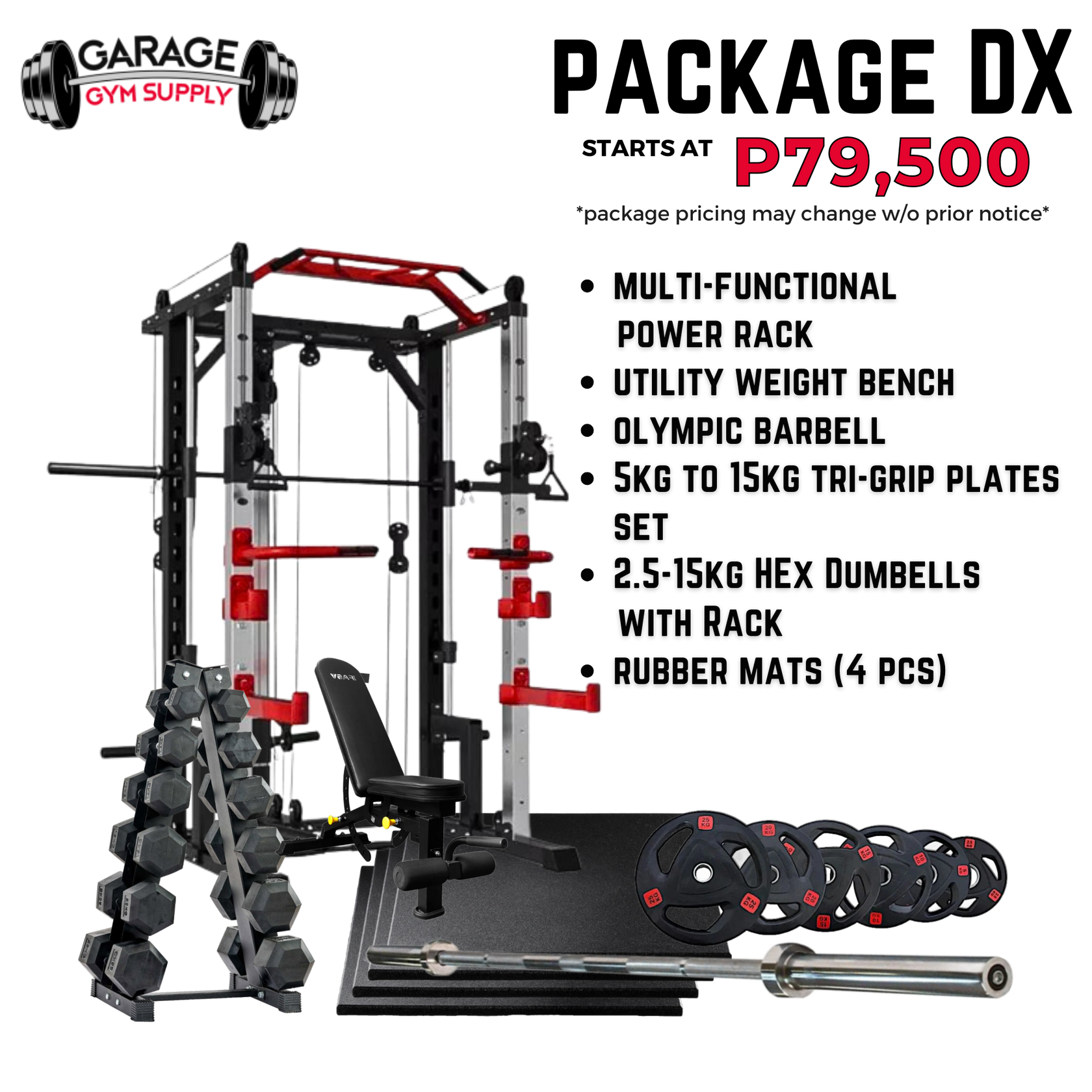GARAGE GYM SUPPLY's Home Gym Packages – BOXFIT PH
